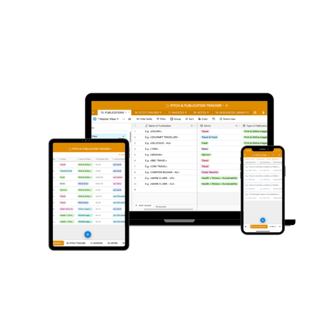 Pitch and Publication Tracker – Cass Ewing